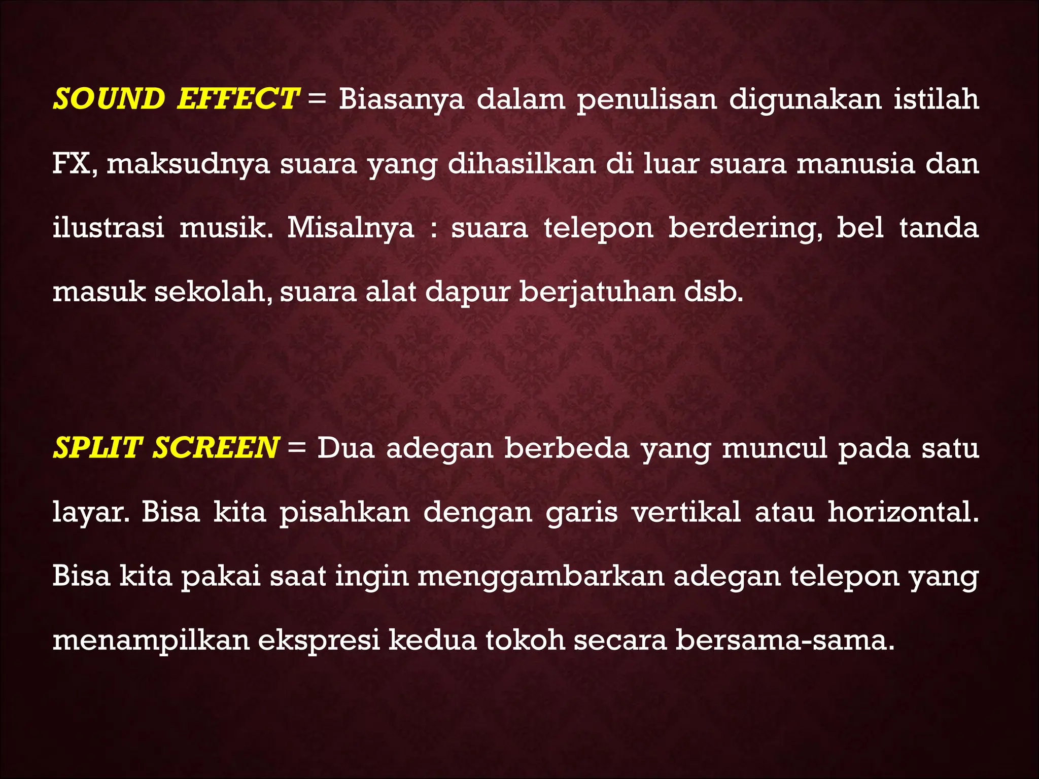Teknik Membuat skript pada pertemuan 6 Buat script | PPTX