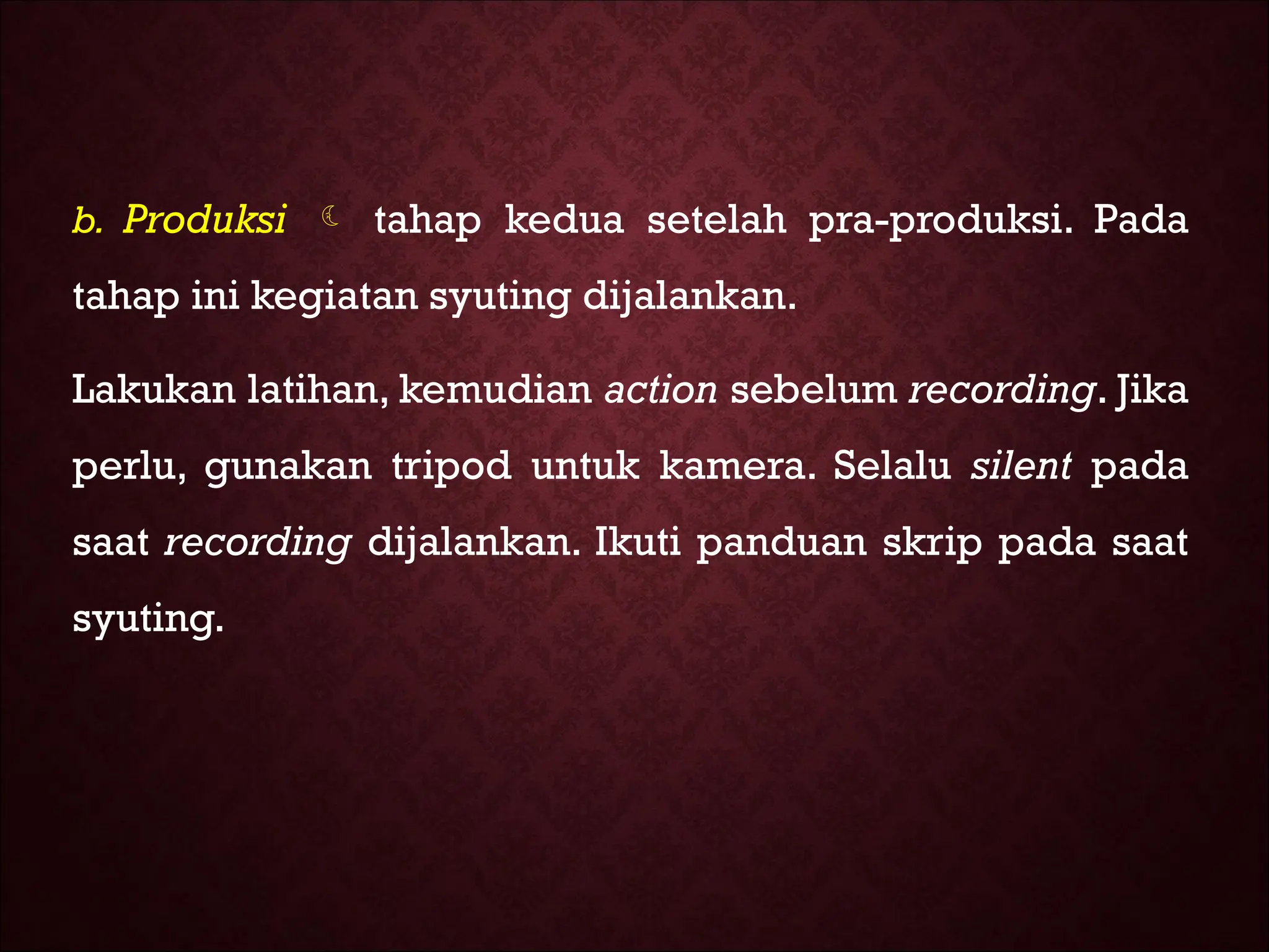 Teknik Membuat skript pada pertemuan 6 Buat script | PPTX