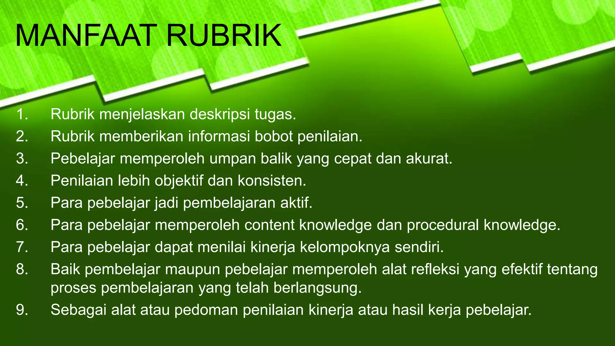MERANCANG RUBRIK | PPT