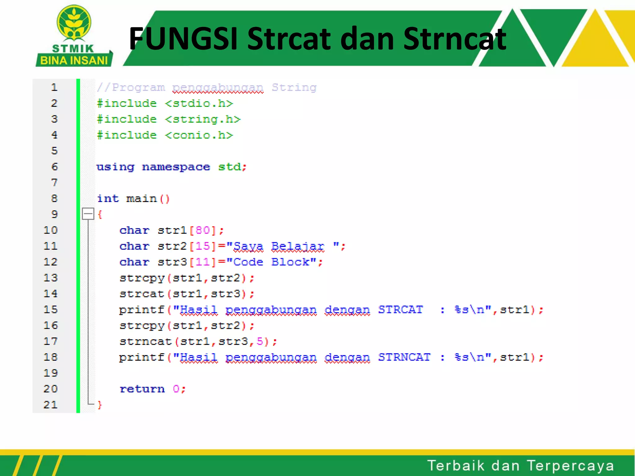 Pertemuan 6 Fungsi String | PDF