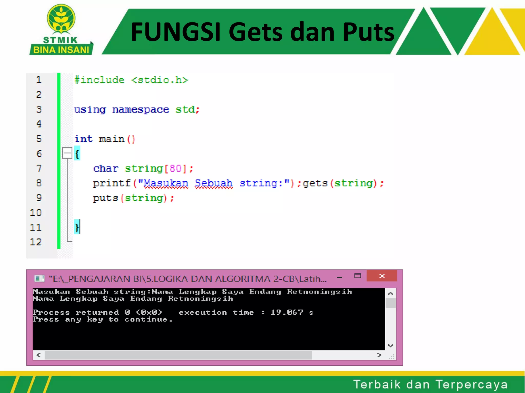 Pertemuan 6 Fungsi String | PDF