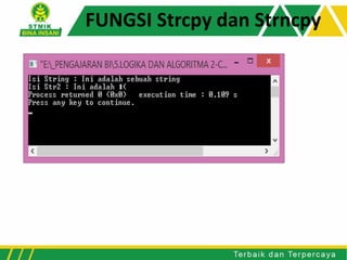 Pertemuan 6 Fungsi String | PDF