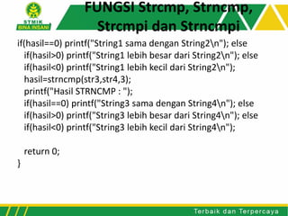 Pertemuan 6 Fungsi String | PDF