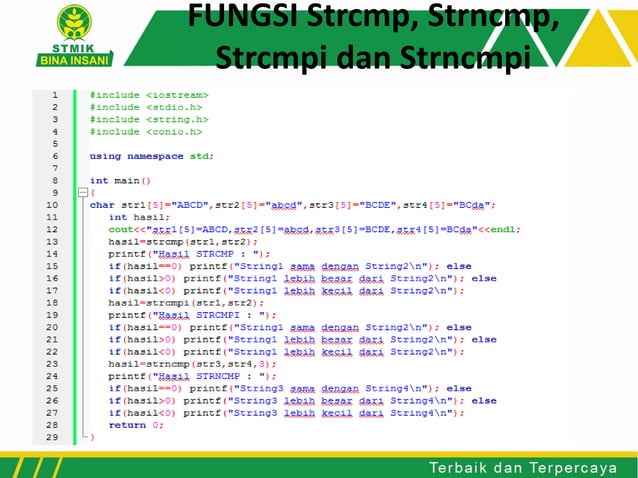 Pertemuan 6 Fungsi String | PDF