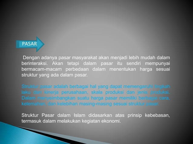 Pertemuan 6 mekanisme pasar dalam islam | PPT