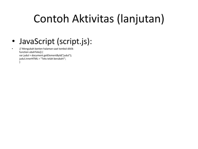 Pertemuan_6_JavaScript_Pengenalan_JAvascript | PPTX