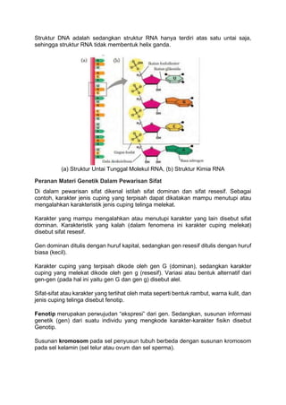 Pertemuan 6 pewarisan sifat pada mahluk hidup | PDF
