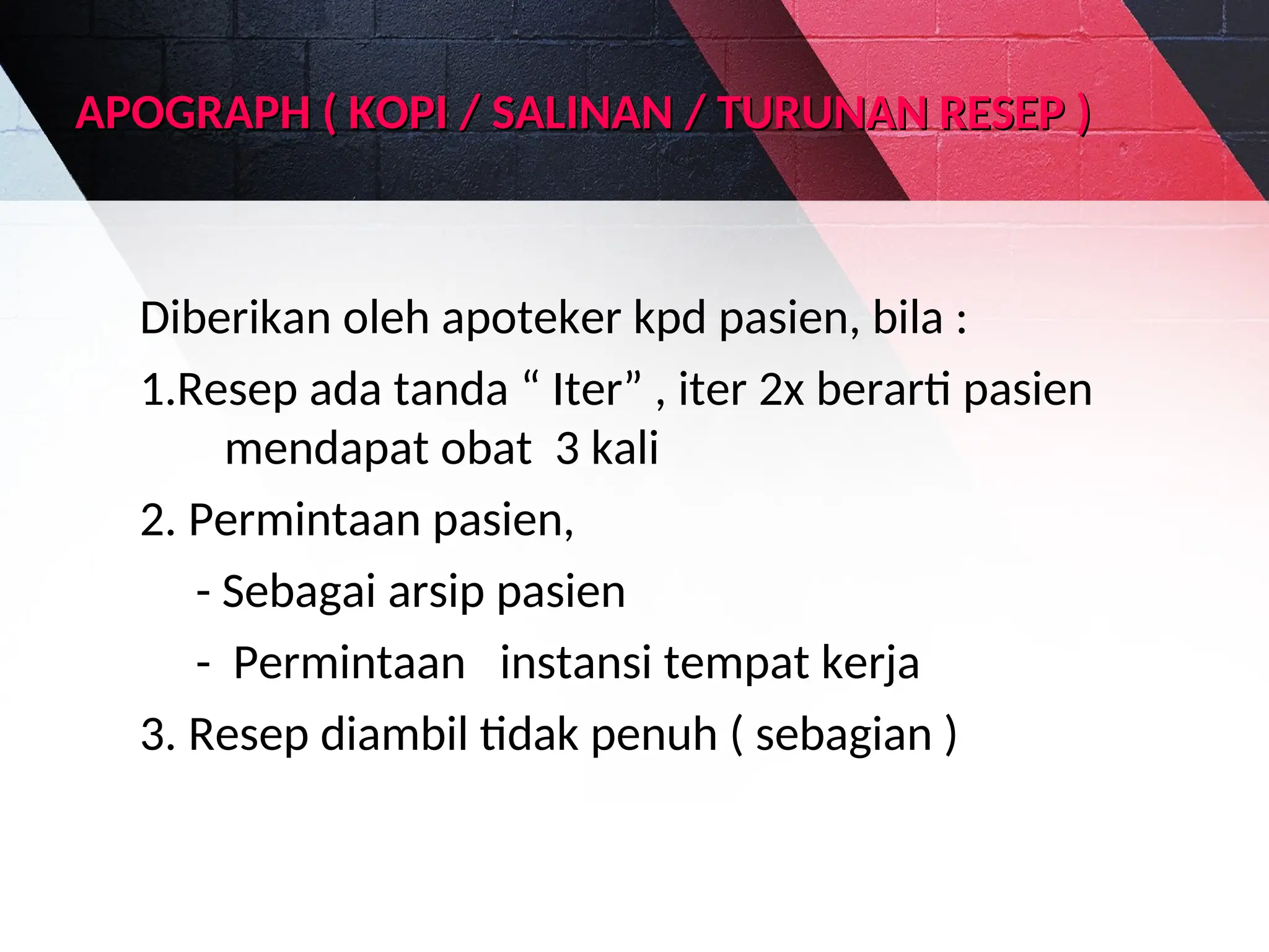pertemuan 6 RESEP, COPY RESEP DAN ETIKET.ppt