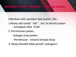 pertemuan 6 RESEP, COPY RESEP DAN ETIKET.ppt