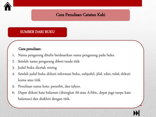 Teknik Penulisan Referensi | PPTX