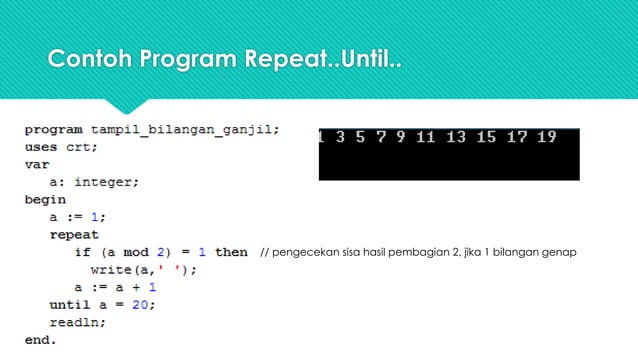 Dasar Pemrograman Part VII | PPT