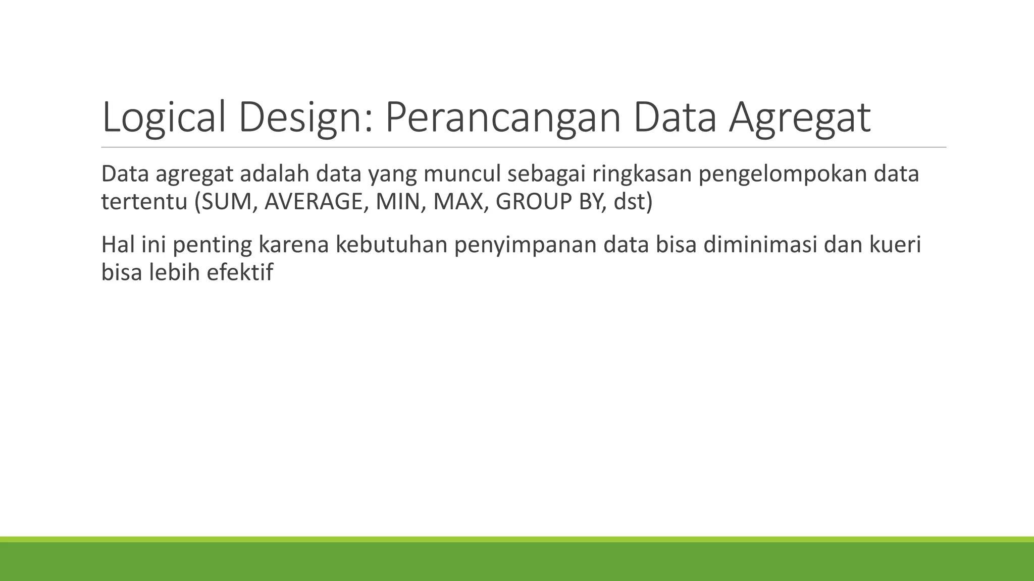 Perancangan Data Warehouse (Logical dan Physical) | PDF