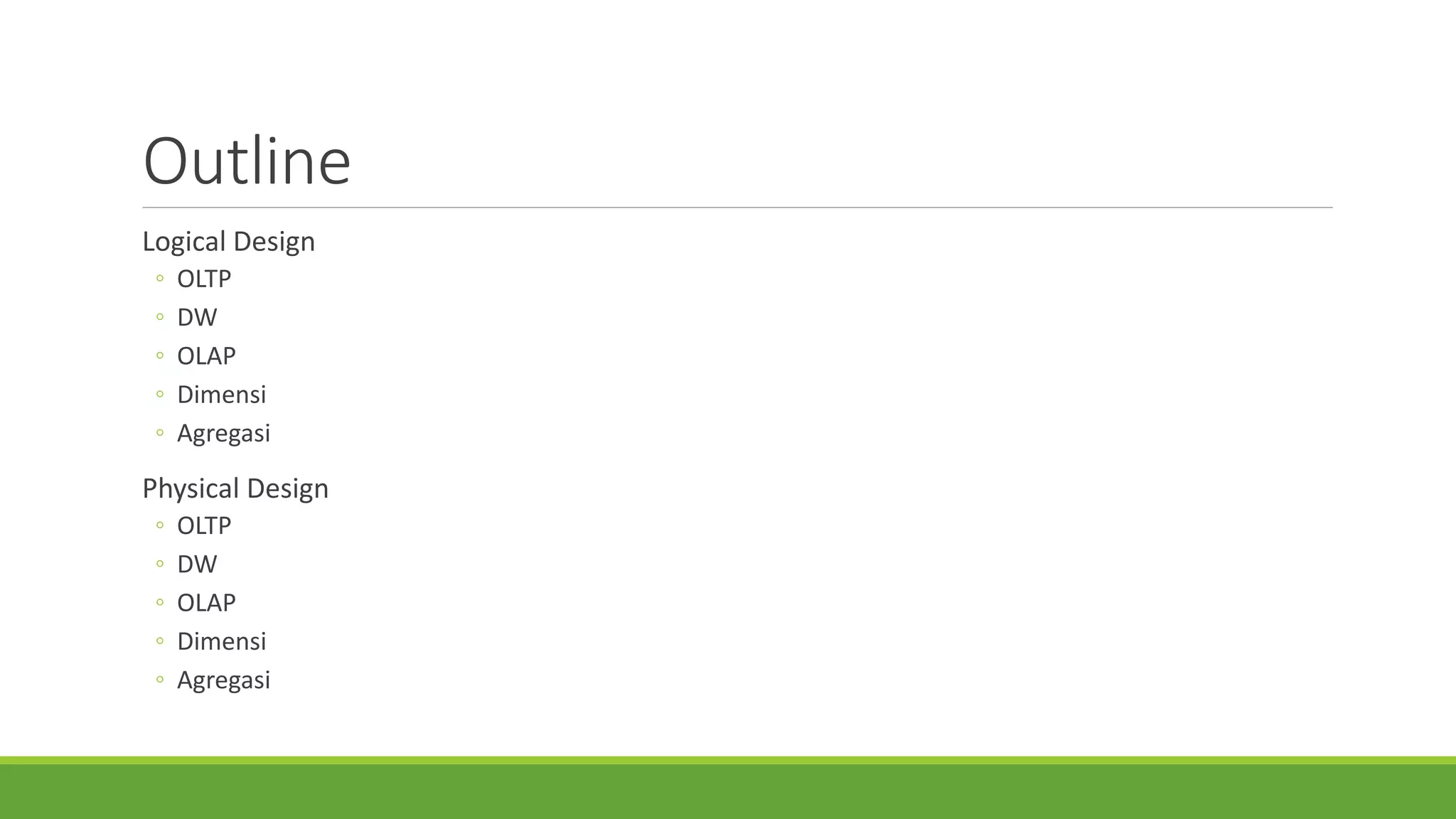 Perancangan Data Warehouse (Logical dan Physical) | PDF