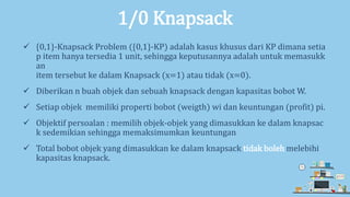 Exhaustive Search - Knapsack | PPT