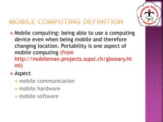 Mobile Computing | PPT | Free Download
