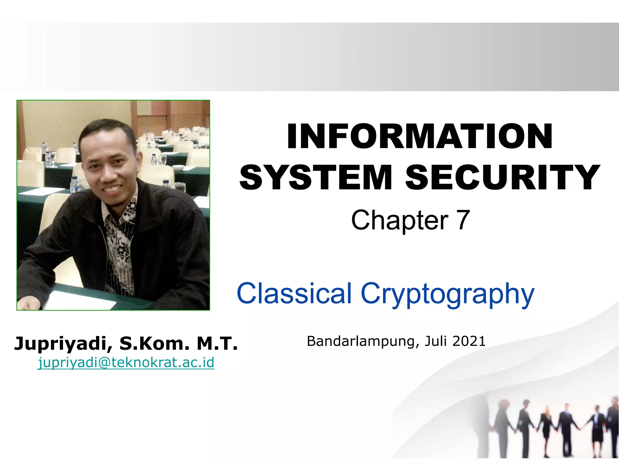 Pertemuan 7 cryptography | PPT