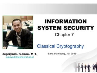 Pertemuan 7 cryptography | PPT