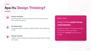 Merancang Solusi Desain Berkelanjutan dengan Metode Design Thinking | PPTX
