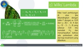 APG Pertemuan 7 : Manova and Repeated Measures | PPTX