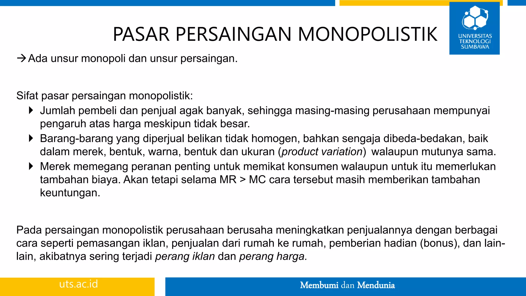 Pertemuan 7 mekanisme pasar dalam islam ok | PPT