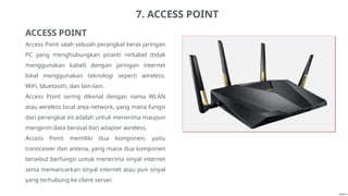 MENGENAL JARINGAN KOMPUTER SERTA JENIS-JENIS JARINGAN | PPTX