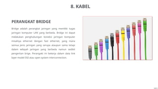 MENGENAL JARINGAN KOMPUTER SERTA JENIS-JENIS JARINGAN | PPTX