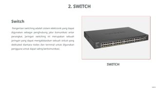 MENGENAL JARINGAN KOMPUTER SERTA JENIS-JENIS JARINGAN | PPTX