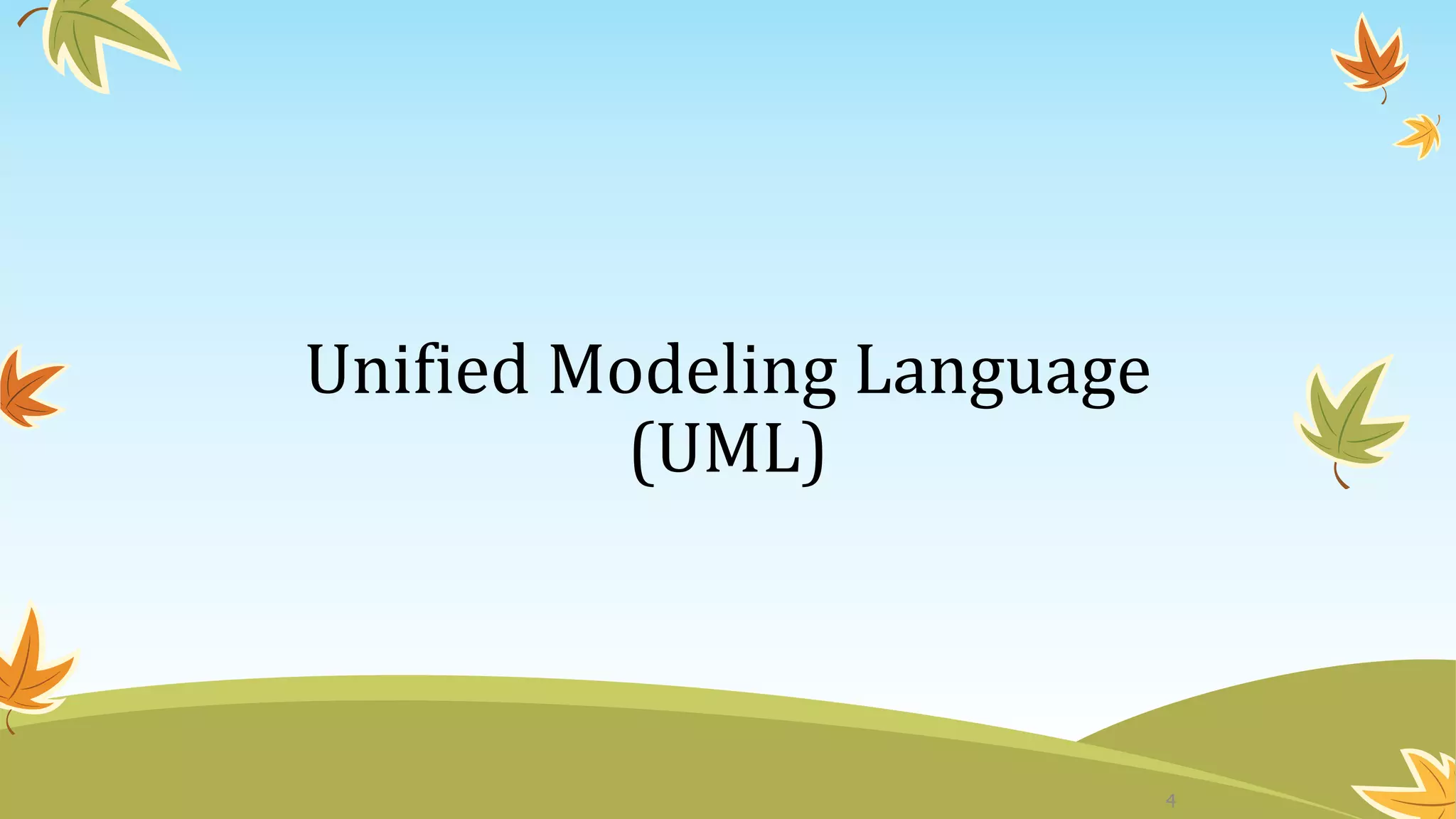 Unified Modeling Language (UML) | PPTX
