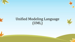 Unified Modeling Language (UML) | PPTX