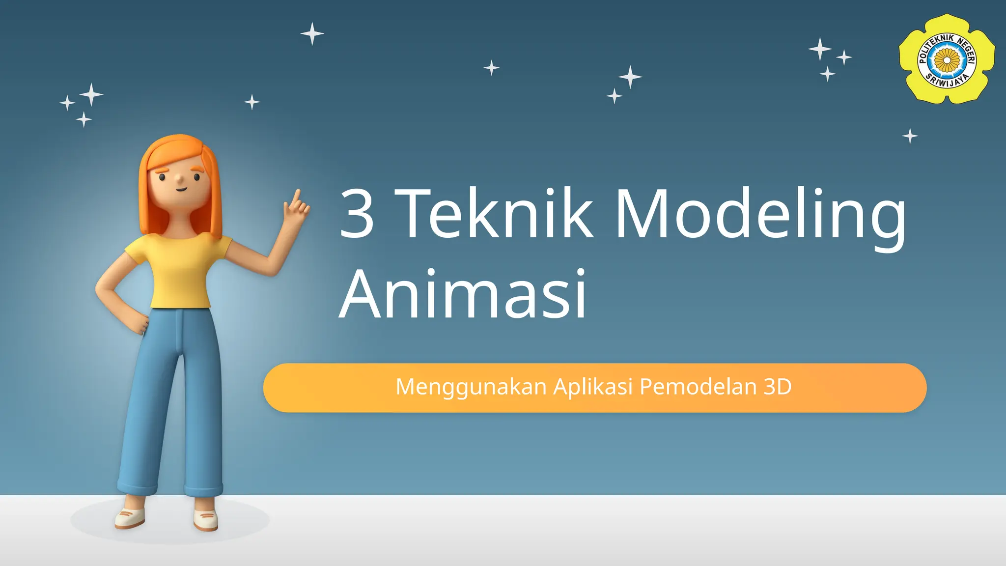 Pemodelan 3 (Tiga) Dimensi dalam Dunia Animasi | PPTX
