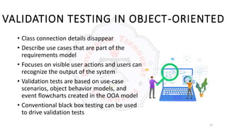 Object Oriented Testing | PPTX