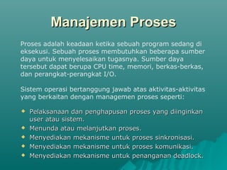 Pertemuan 8 managemen memory | PPT