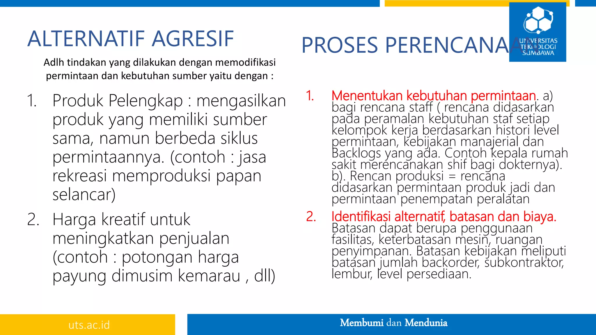 Pertemuan 8 perencanaan agregat (perencanaan menyeluruh) | PPTX