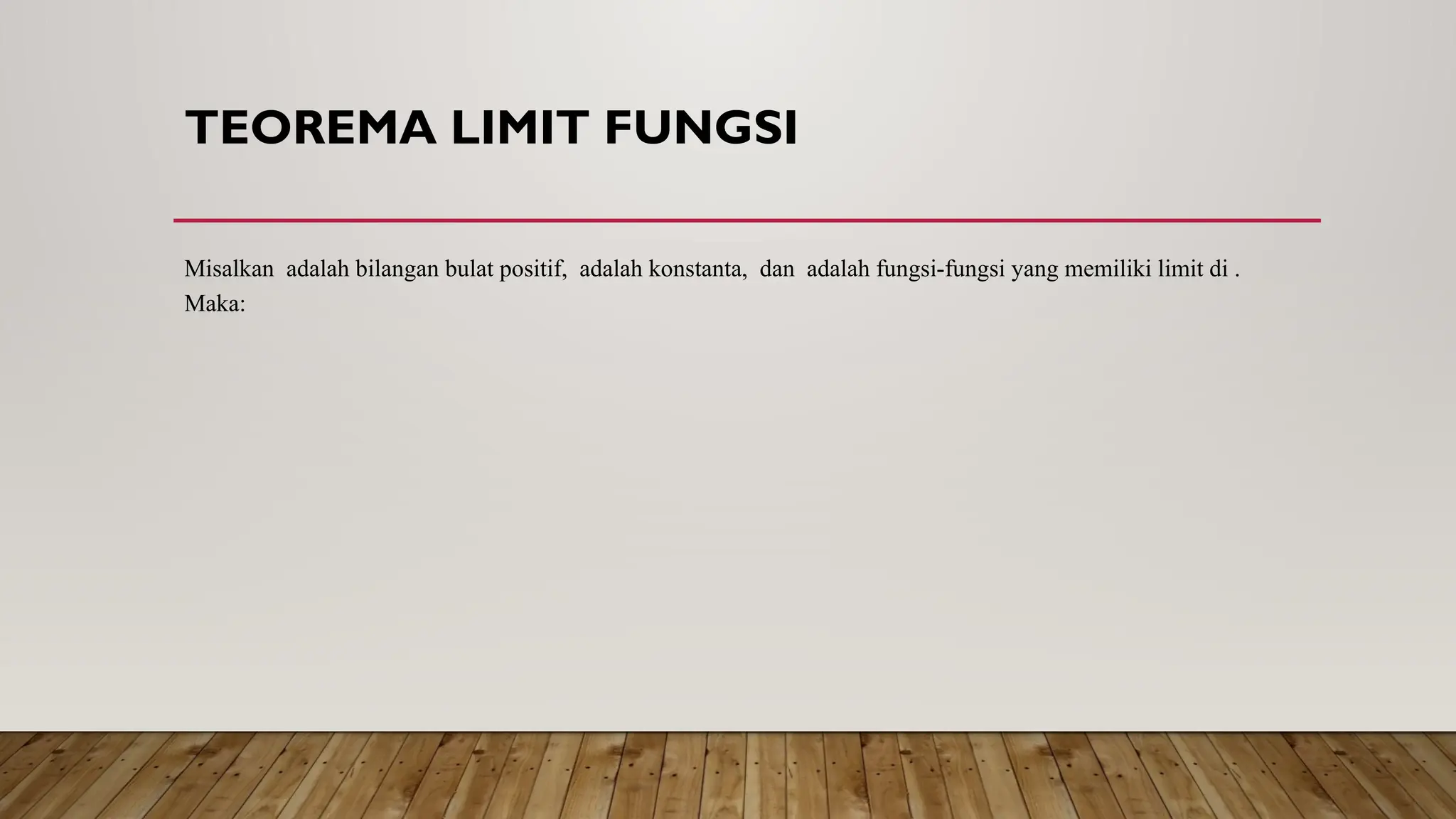 Matematika Dasar adalah mata kuliah wajib | PPT