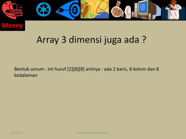 Algoritma&Pemrograman C++ Pertemuan 9 | PPT