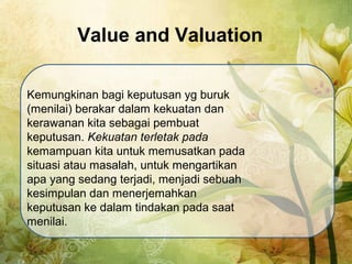 Nilai dan Subjek Nilai | PPT