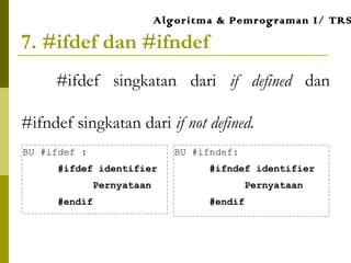 Pertemuan 9 : Algoritma & Pemrograman | PPT