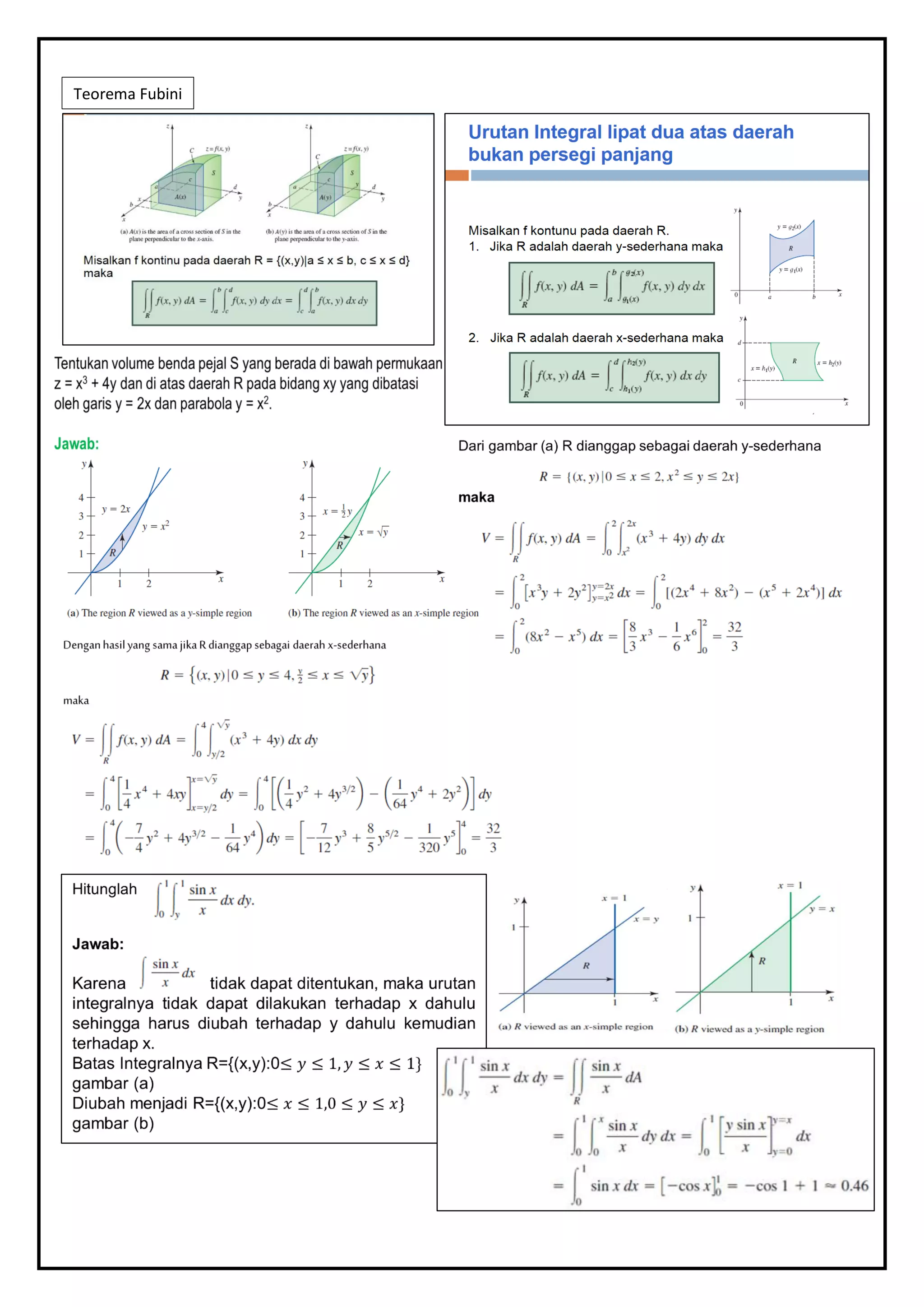 Integral Lipat Dua | PDF