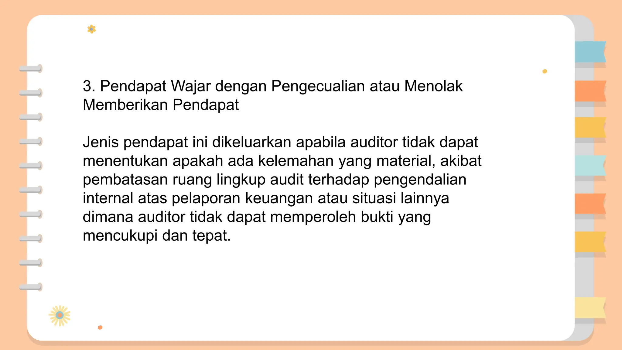 pertemuan 9 matakuliah audit dengan materi audit pengendalian internal ...