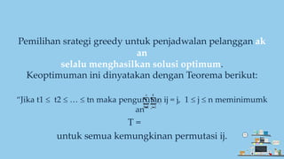 Algoritma Greedy (contoh soal) | PPTX