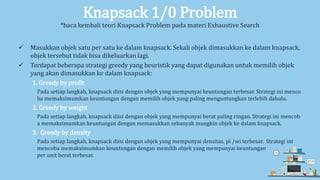 Algoritma Greedy (contoh soal) | PPTX