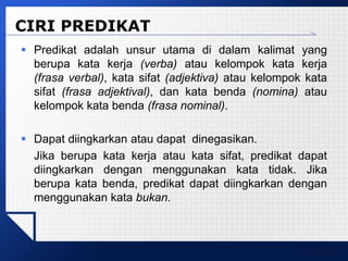 pertemuan9-Kalimat Dasar ciri subjek predikat objek pelengk.pptx
