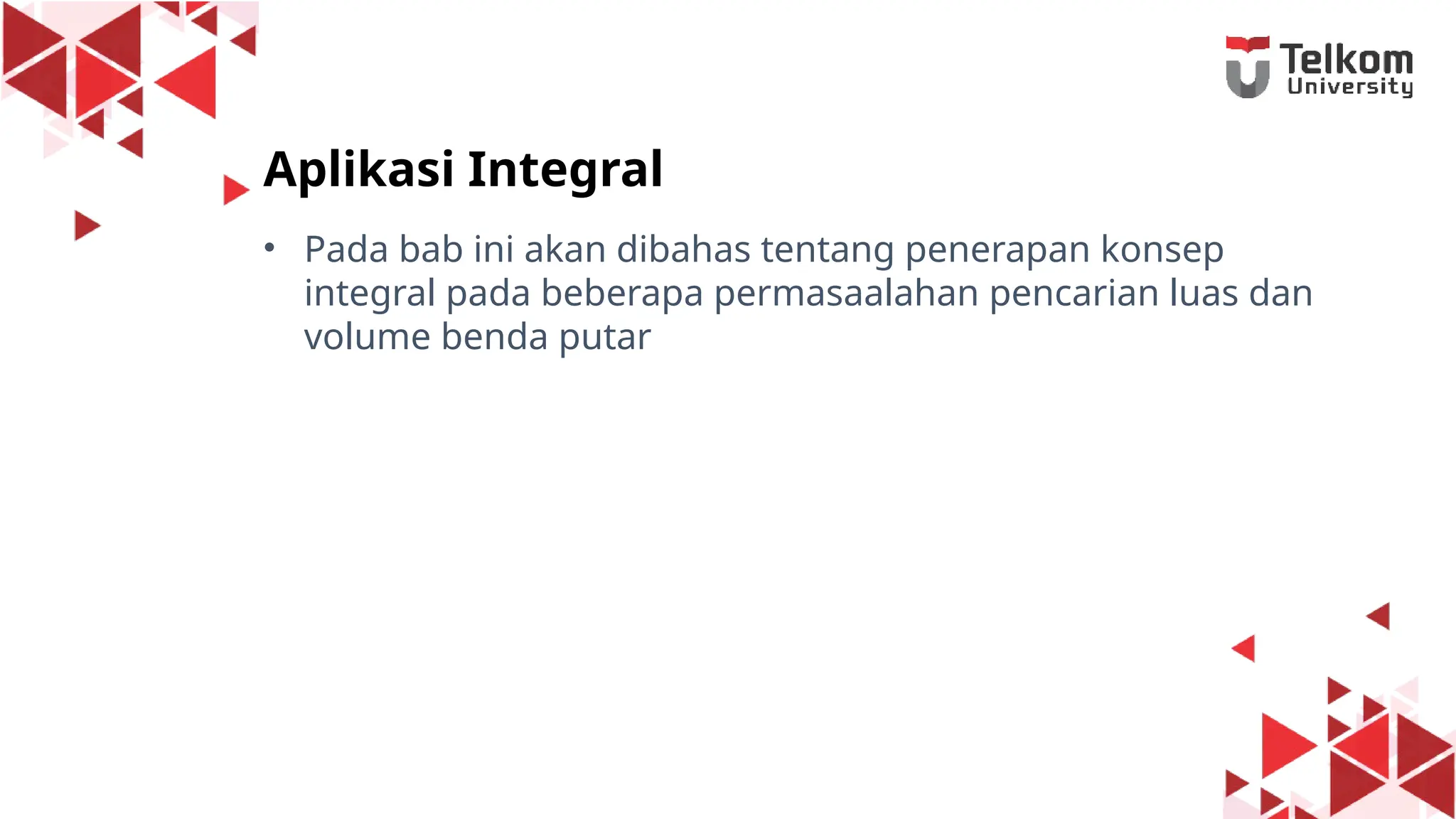konsep integral pada beberapa permasaalahan pencarian luas dan volume ...
