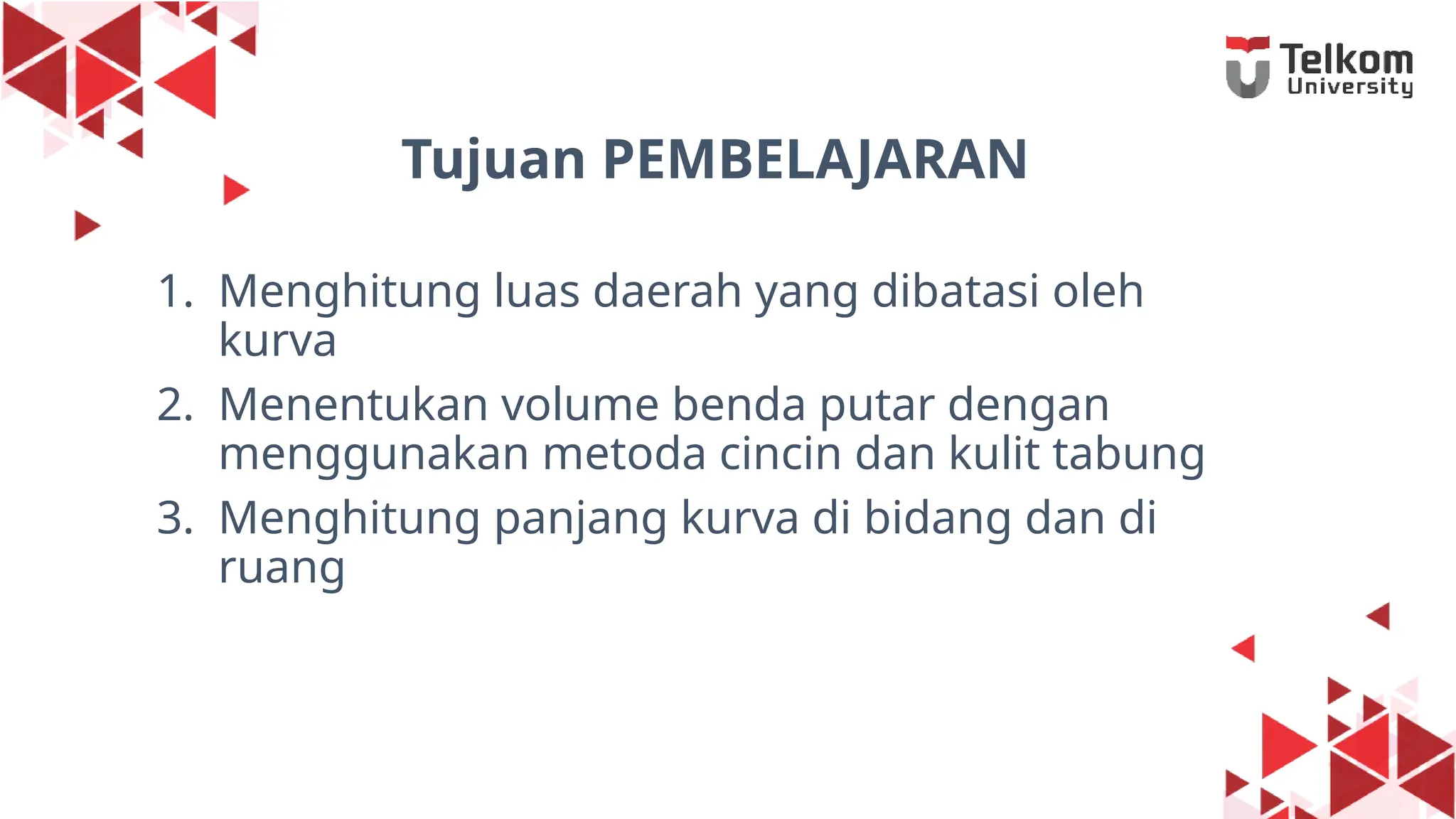 konsep integral pada beberapa permasaalahan pencarian luas dan volume ...