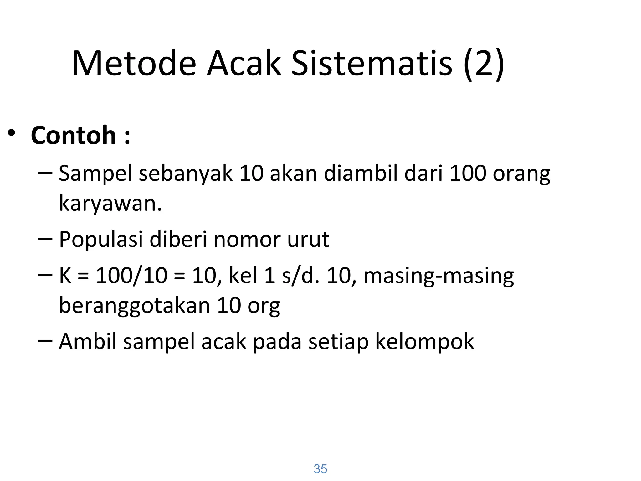 Pertemuan 9 teknik sampling | PPT