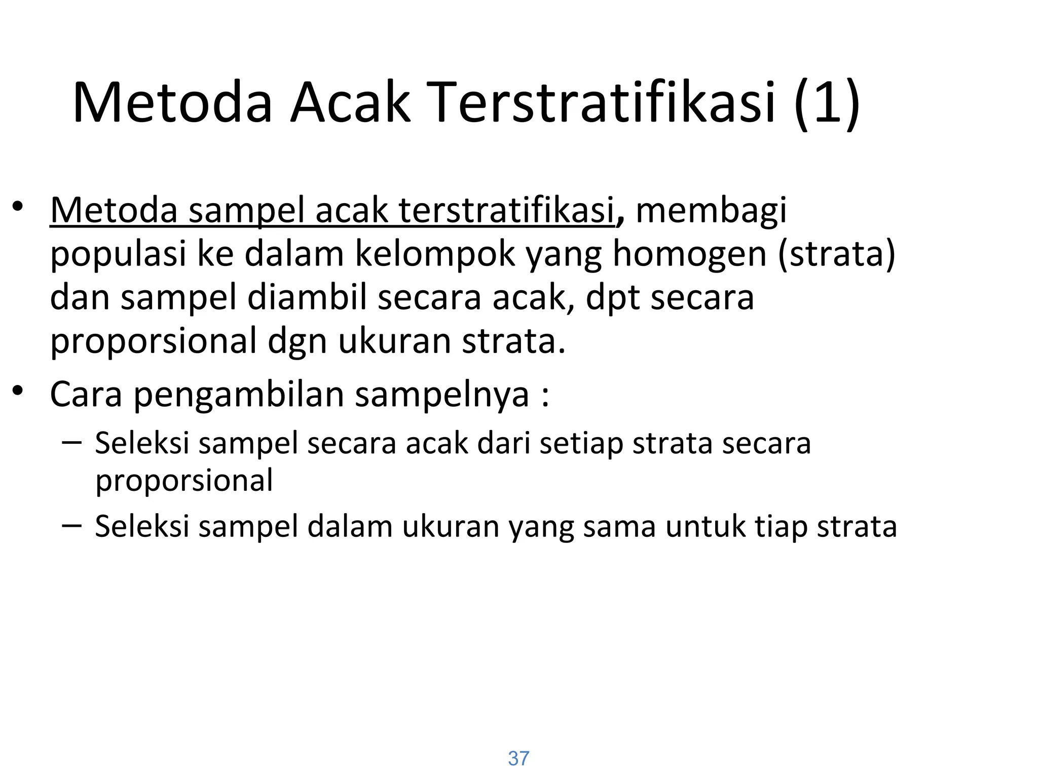 Pertemuan 9 teknik sampling | PPT