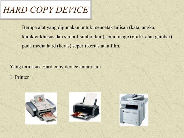 Pertemuan 9 alat output | PPT