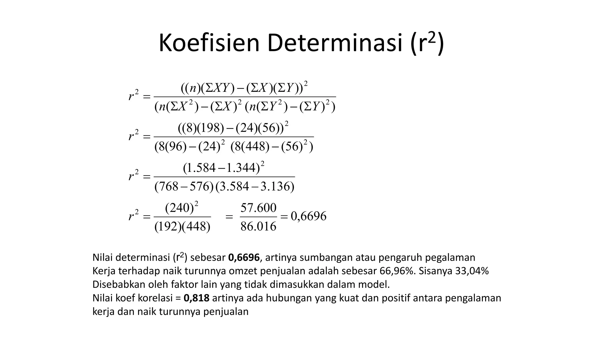 STATISTIKA DAN PROBABILITAS - ANALISIS REGRESI DAN KORELASI | PPT