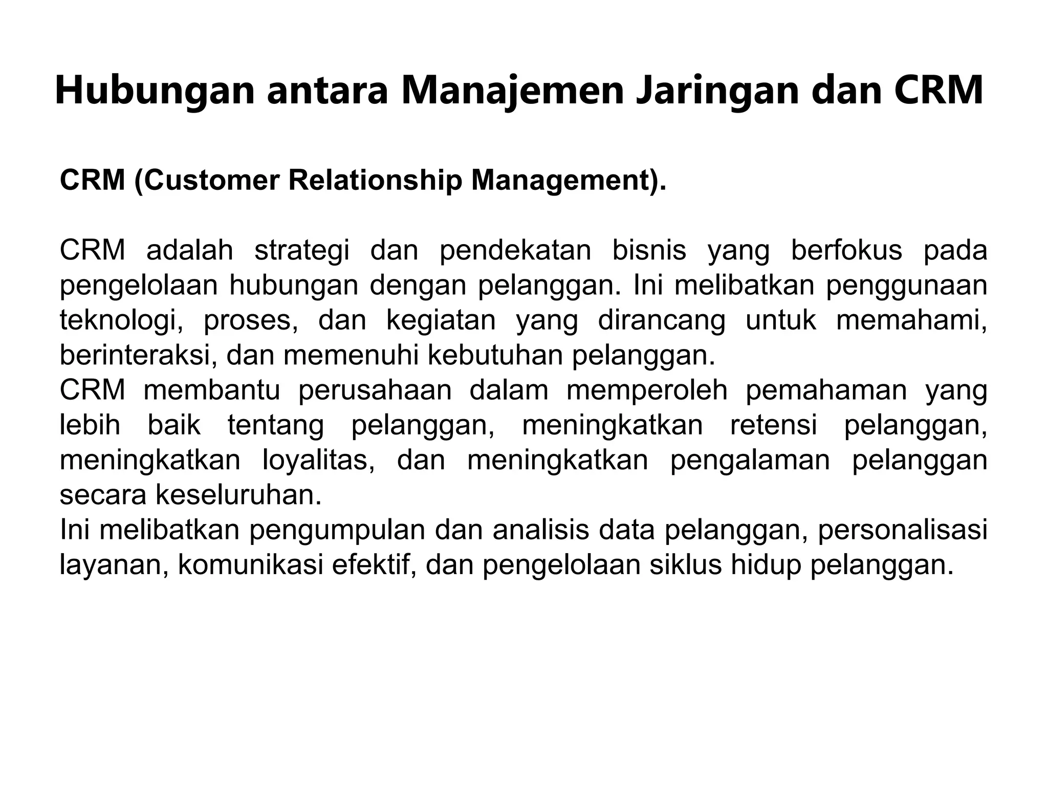 Pertemuan 9 CCustomer relationship management | PPTX