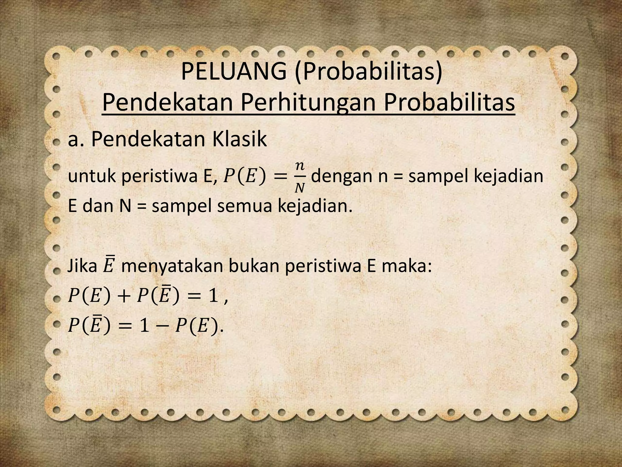 Kombinasi, Permutasi dan Peluang ppt | PPTX